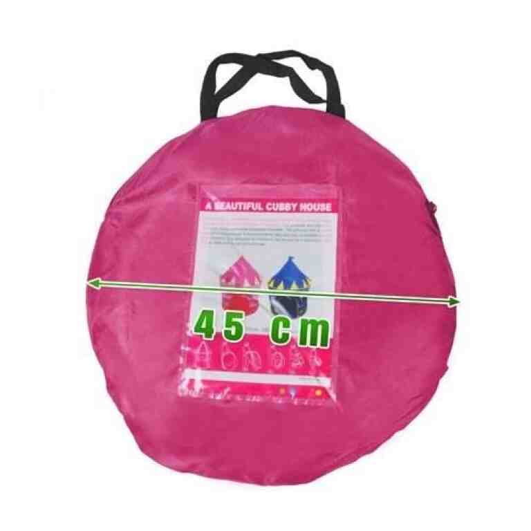 Cort De Joaca Tip Castel, Pentru Copii, culoare roz