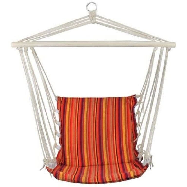 Hamac Scaun Suspendat, Bumbac, 57x47x47, Portocaliu