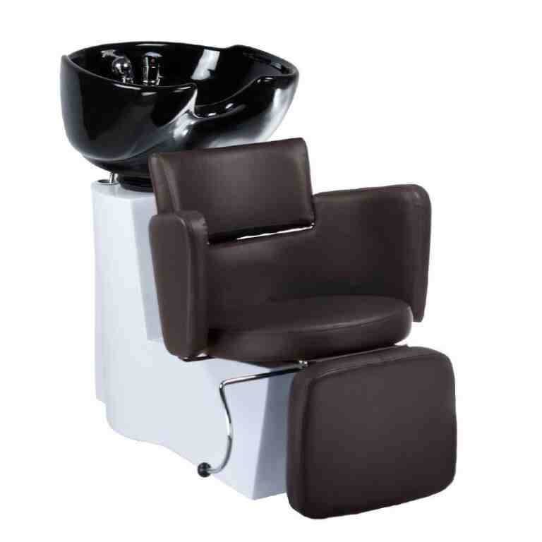 Scafa pentru frizerie/Unitate de spalare, BR-3515N, negru